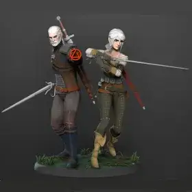 Geralt of Rivia The Witcher - STL 3D print files