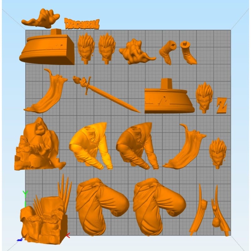 Mystic Gohan - STL 3D print files