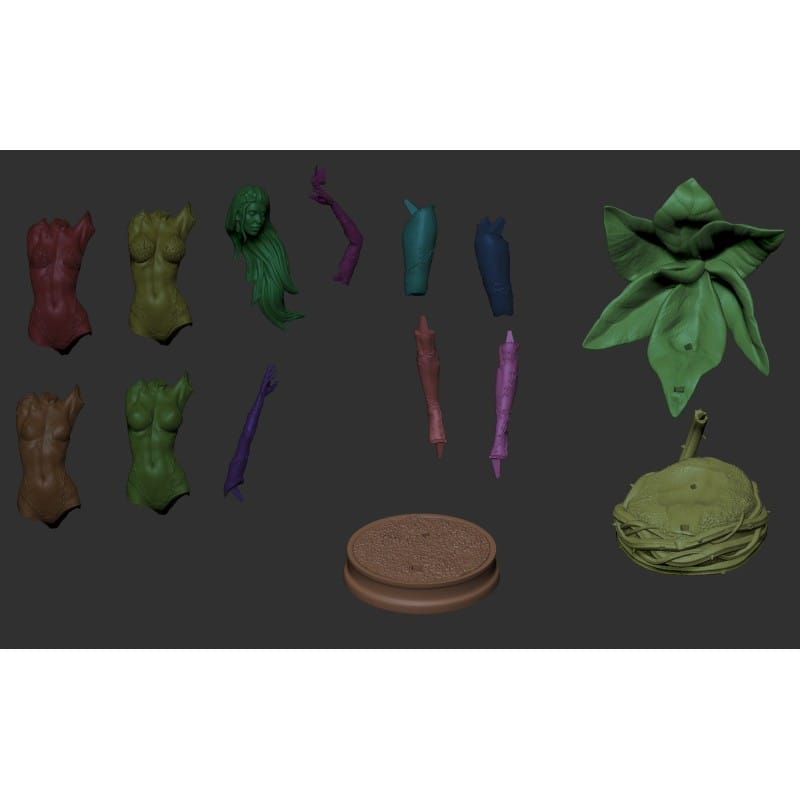 Poison Ivy - STL 3D print files
