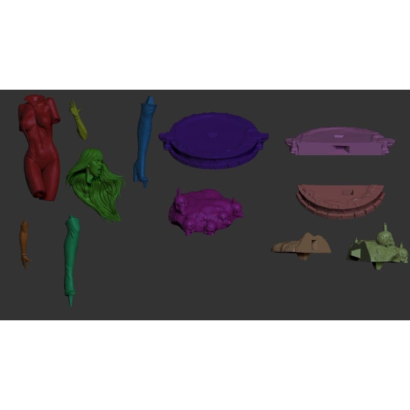 Vampirella V3 + NSFW - STL 3D print files
