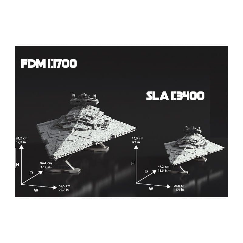 Star Destroyer - STL 3D print files