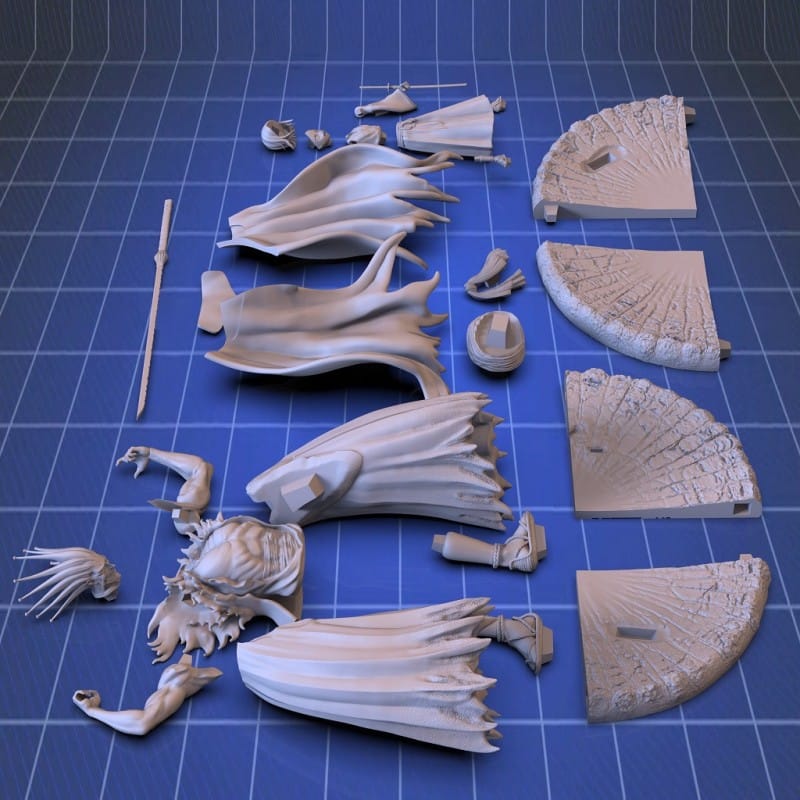 Kenpachi & Yachiru Bleach - STL 3D print files
