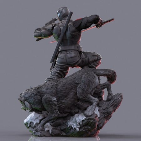 Snake Eyes and Timber G.I Joe - STL 3D print files