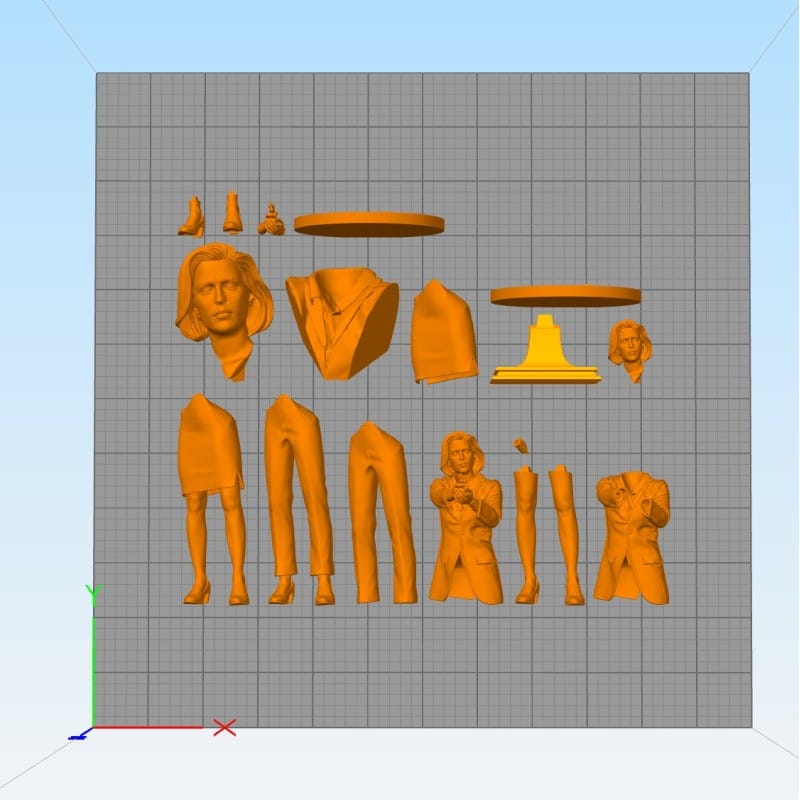 Dana Scully The X-Files - STL 3D print files