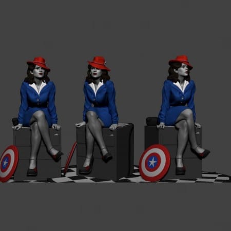 Agent Carter - STL 3D print files