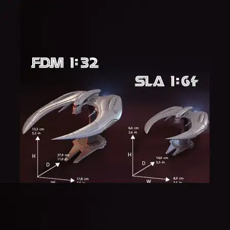 Modern Cylon Raider - STL 3D print files