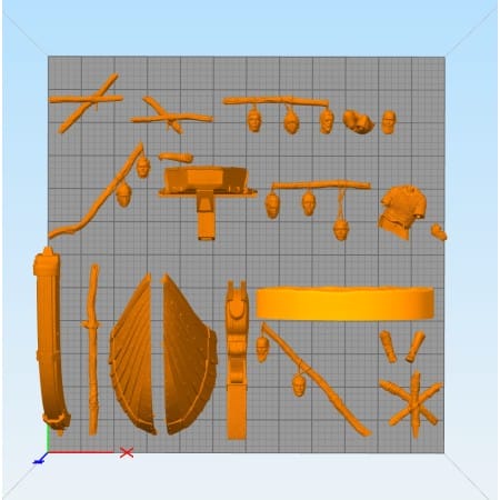 Ragnar Diorama Vikings - STL 3D print files