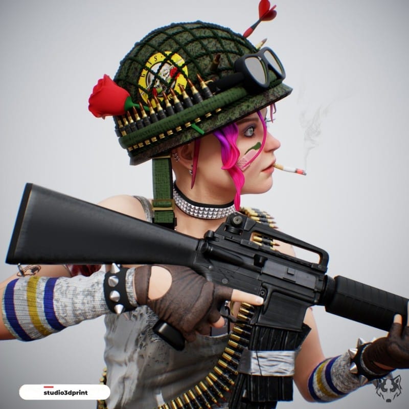 Tank Girl Sfw Nsfw Stl 3d Print Files