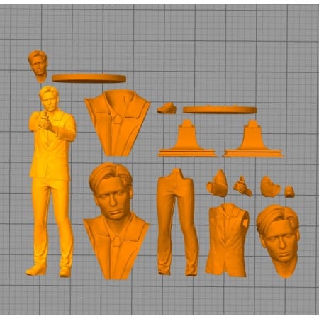 Fox Mulder The X-Files - STL 3D print files
