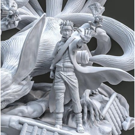 Naruto y Kyubi - STL 3D print files