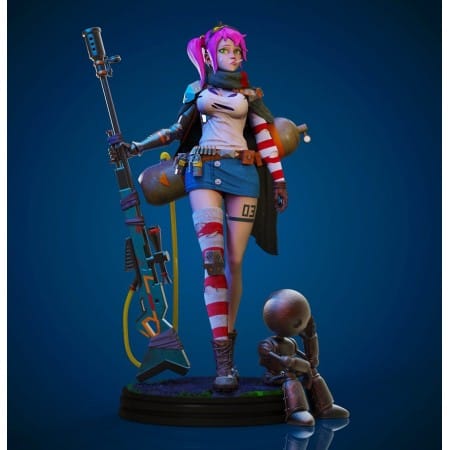 War Girl Sniper + NSFW - STL 3D print files