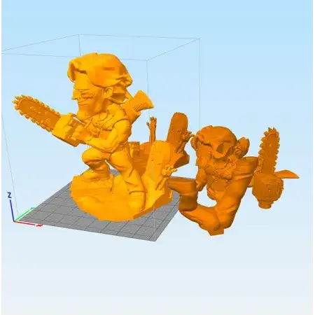 Ash Evil Dead Chibi - STL 3D print files