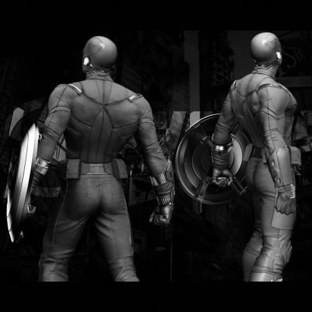 Captain America - STL 3D print files
