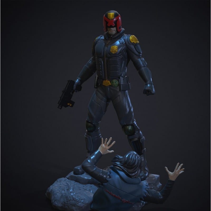 Juez Dredd - STL 3D print files