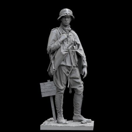 Pack 2 German soldiers 1940 - 1945 - STL 3D print files