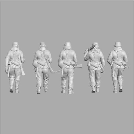 German soldier WW2 1/32 - STL 3D print files